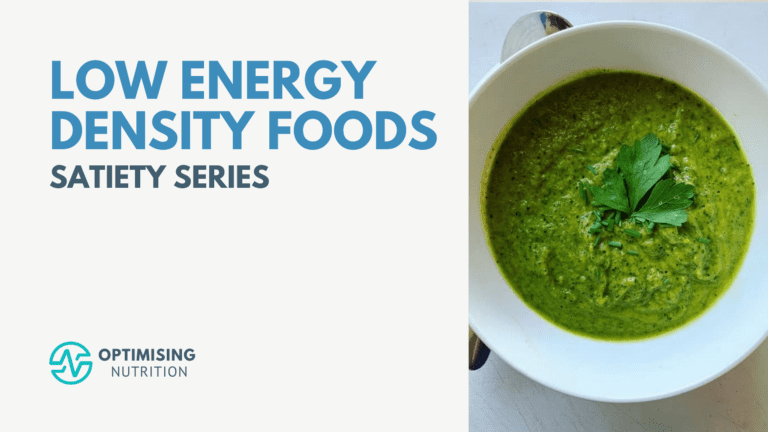 Low Energy Density Foods for Optimal Weight Management - Optimising ...