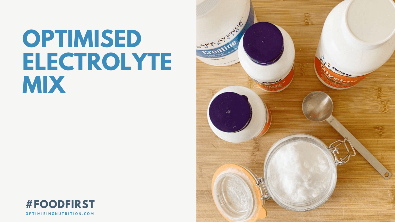 Optimised Electrolyte Mix | Optimising Nutrition