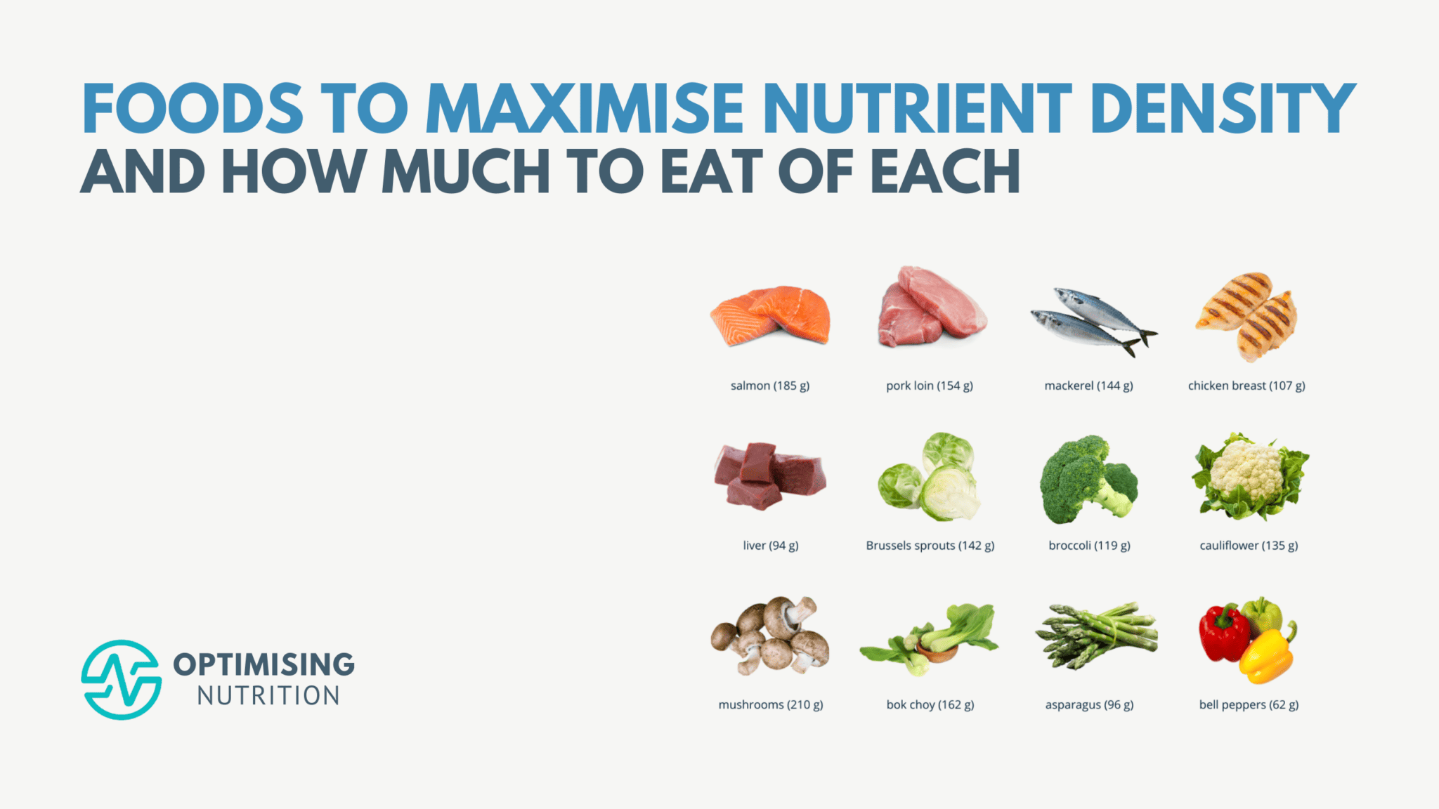 Best Foods to Maximise Nutrient Density - Optimising Nutrition